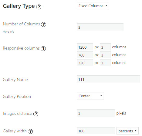 How to Fixed Columns Gallery WordPress Plugin by Supsystic