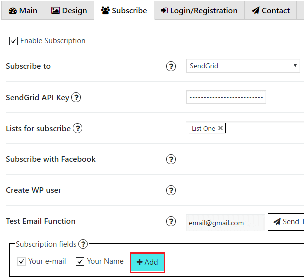 SendGrid Integration | Ultimate WordPress Plugins by Supsystic