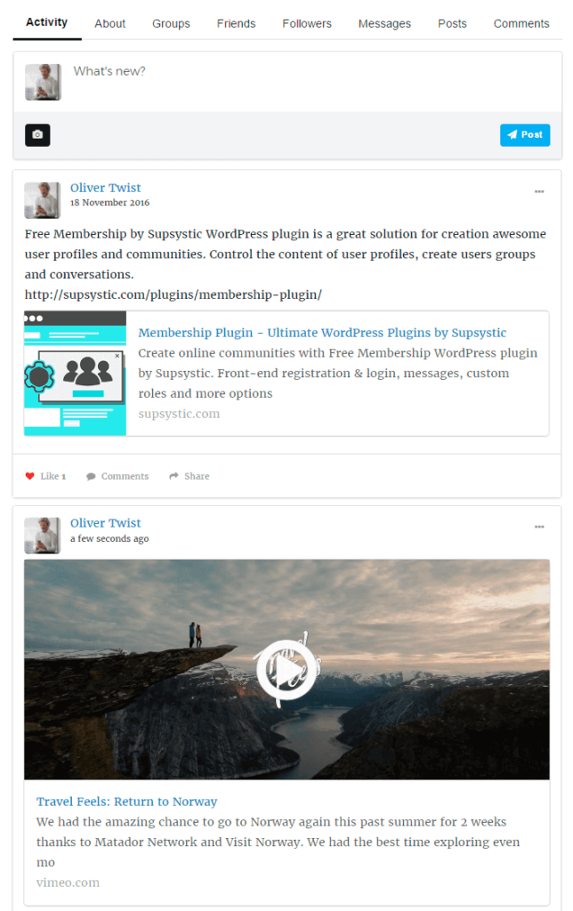Membership Profile Customization - The Best WP Membership Plugin