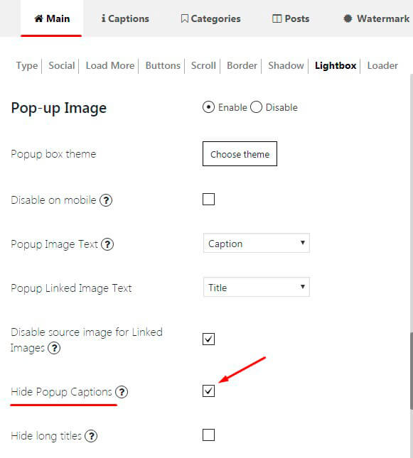 Photo Gallery Plugin How to Hide filename | Ultimate WordPress Plugins by Supsystic