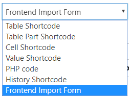 Importing data to table via frontend form | Ultimate WordPress Plugins ...