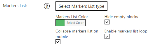 Markers List types for Ultimate Maps | Ultimate WordPress Plugins by Supsystic