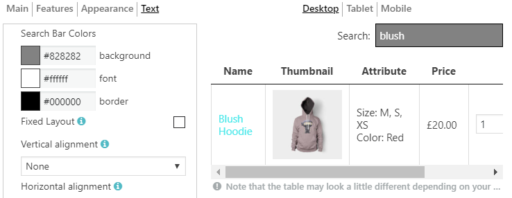 Product Table design | Ultimate WordPress Plugins by Supsystic