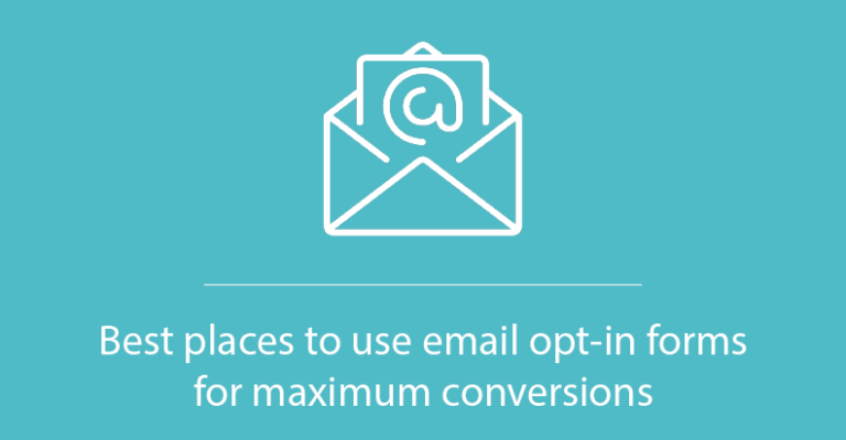 6 Best Places to use email opt-in forms for maximum conversions - Supsystic Blog